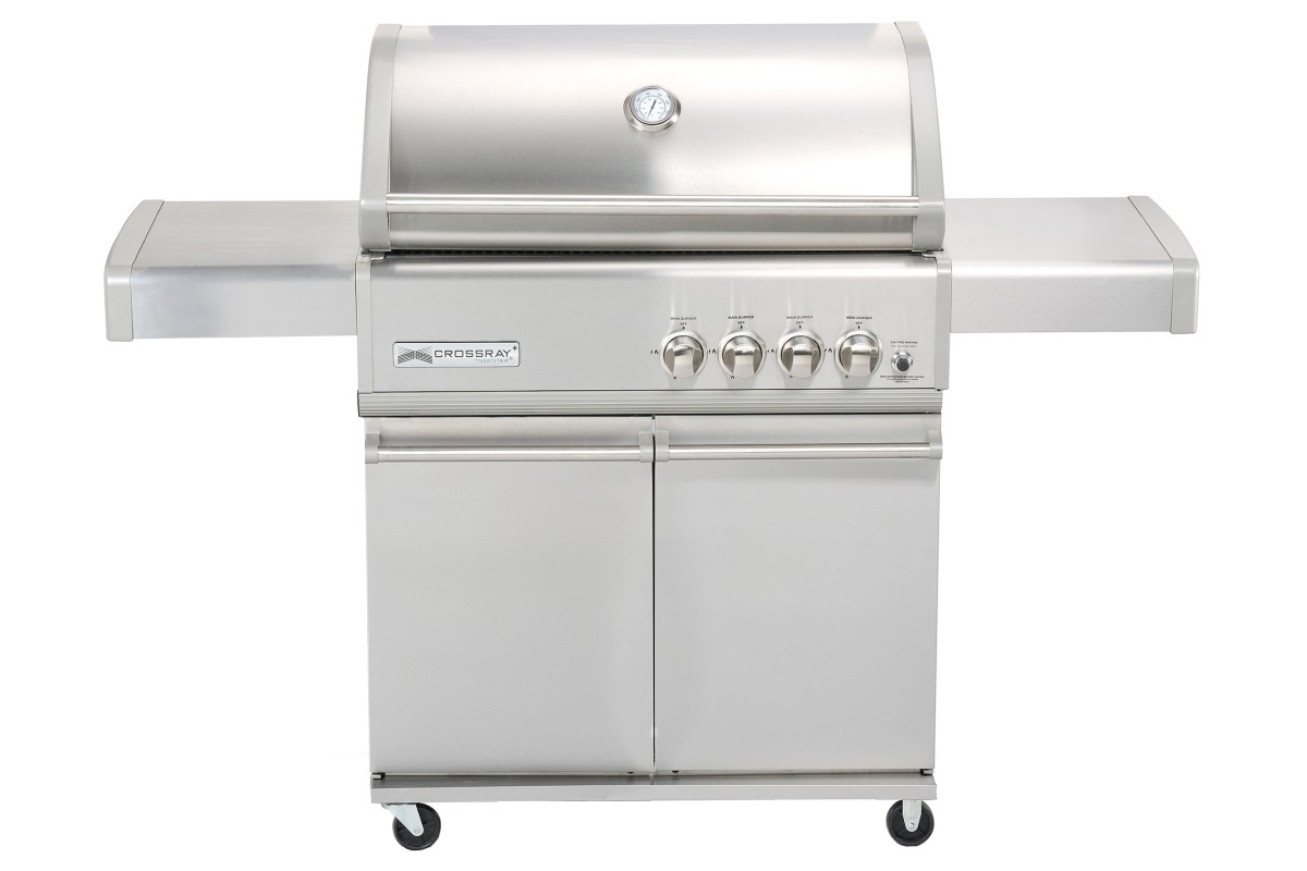 Crossray 4 Burner Gas BBQ with Trolley TCS4PL | BBQs | 100% Home New ...