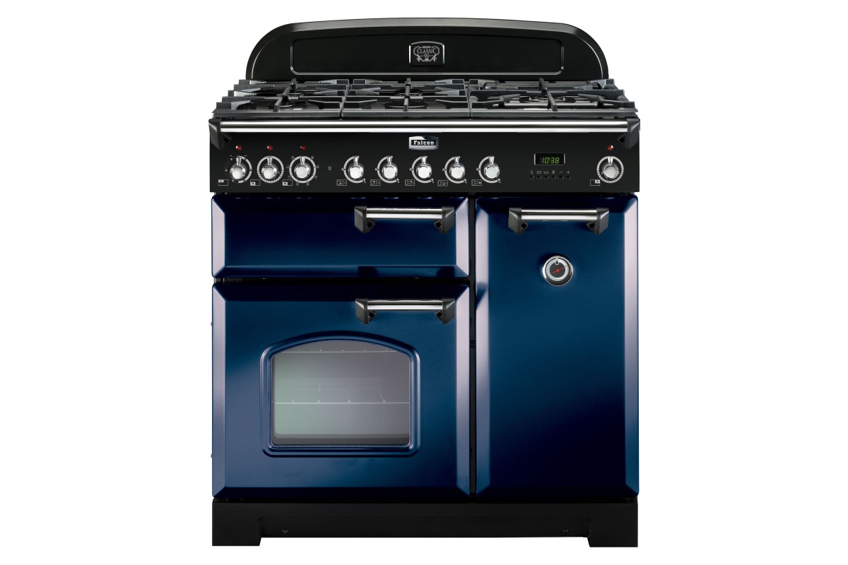 Falcon Classic Deluxe 90cm Dual Fuel Range Cooker CDL90DFRBC ...