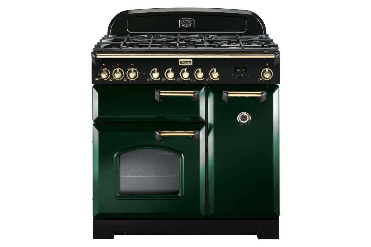 Falcon Classic Deluxe 90cm Dual Fuel Range Cooker CDL90DFRGB ...