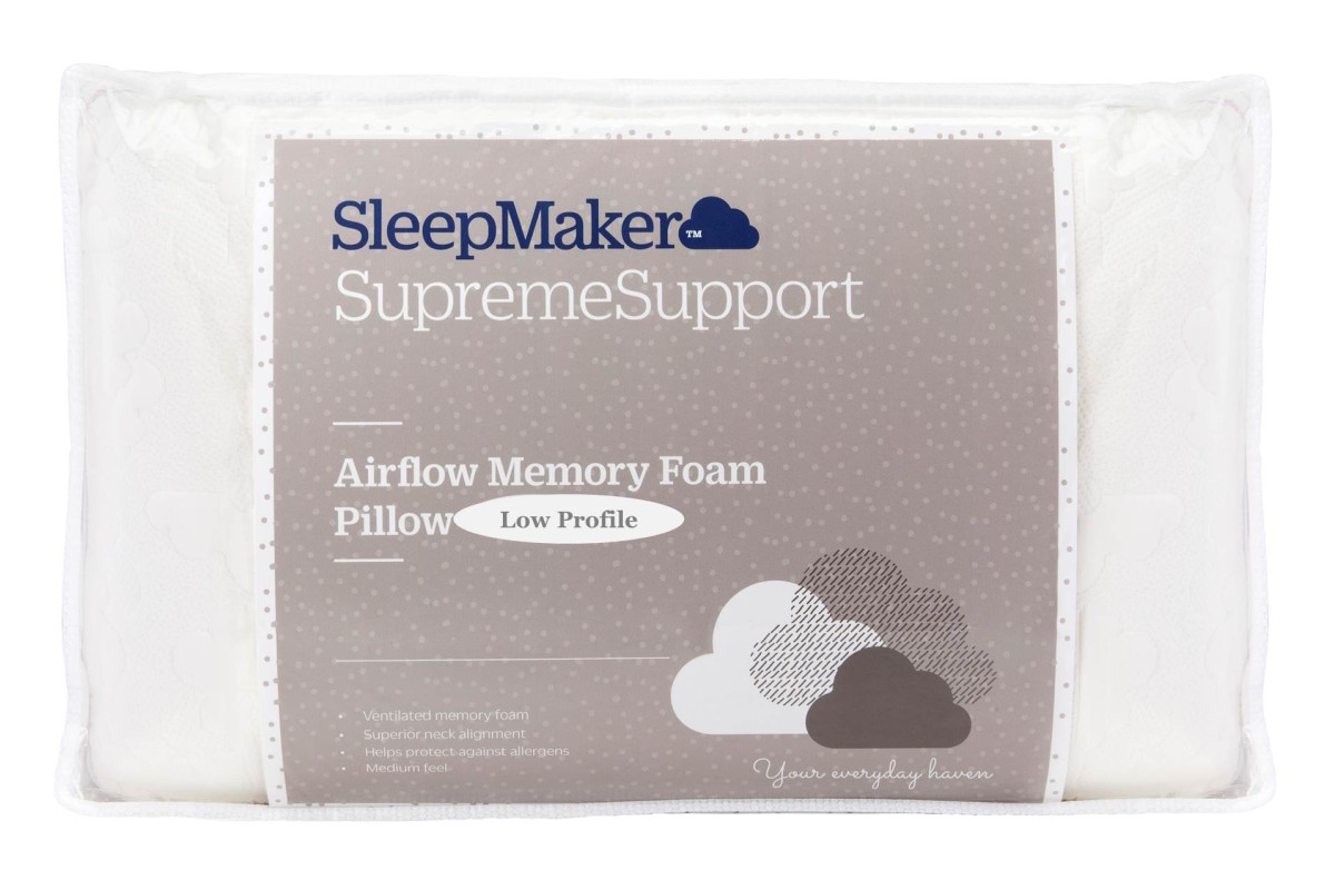 SleepMaker FusionGel Pillow Low Profile | Pillows | 100% Home New Zealand