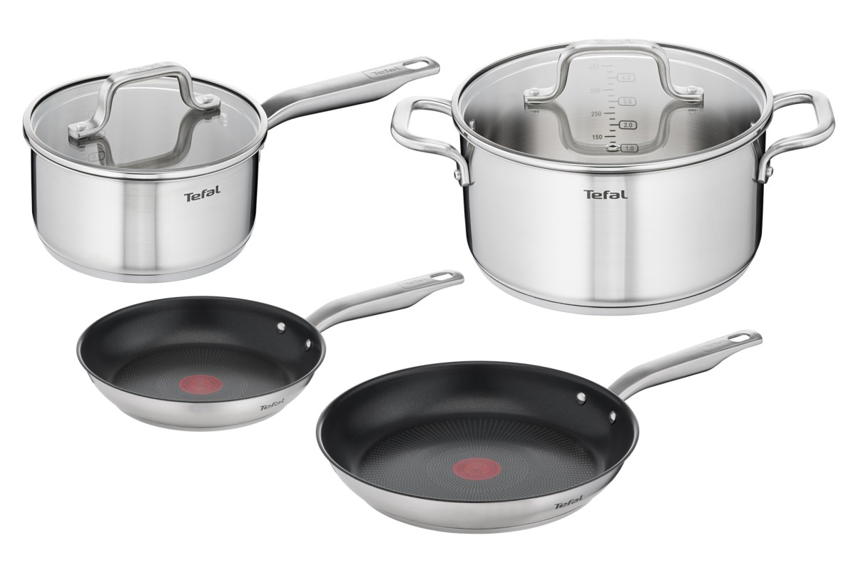 Tefal Cookware Set 4 Piece E491S474 | Electric Frypans & Woks | 100% ...